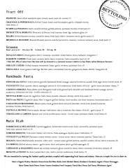 Menu Bettolino Kitchen Menu Bettolino Kitchen